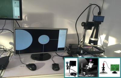 Cina La configurazione intelligente in auto della macchina fotografica del microscopio del CPU HD ispeziona il contrasto e l'analisi in vendita