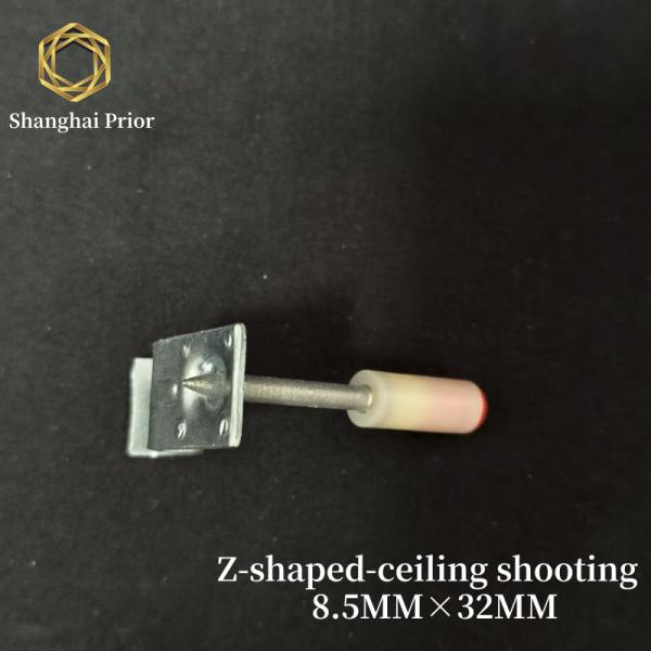 Quality Noise & Dust-Free -Grade Safety Non-Toxic & RoHS Compliant Z-Shaped Shooting Nails for Ceiling Integration for sale
