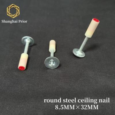China Custom Concrete Manual Shooting Nails Round Head 15mm Smooth Shank Steel for sale