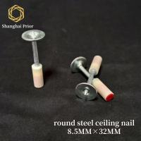 Quality High Strength Concrete Ceiling Shooting Nails Fasteners Round Steel 8.5mm×32mm for sale