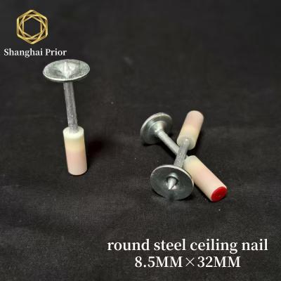China High Strength Concrete Ceiling Shooting Nails Fasteners Round Steel 8.5mm×32mm for sale