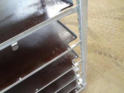 Cina Carrello olandese della pianta del fiore freddo dello zinco dello SGS di iso sulle ruote dei pp in vendita