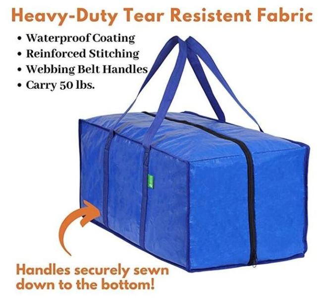 Eco friendly waterproof fashionable solid durable folding portable reusable carry on luggage bags for food