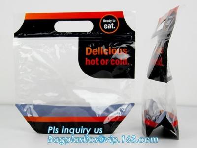 China Food Grade Anti Fog Material Resealabele Plastic Hot Chicken Bag, Fresh Chicken Packing Bag, roast chicken Boiled chicke for sale