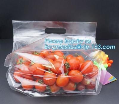 China LDPE ziplock aseptic grape bag,cherry bag,fruit bag with hole/slider ziplock fruit bag with air holes for grape packagin for sale