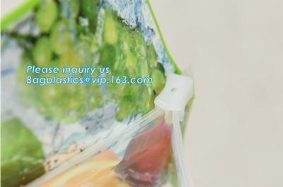 China Reusable PP PET PE Material Grape Packing Bags With Slider, slider zipper grape bag with holes, Custom Printing Freezer for sale