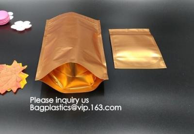 China aluminum foil vacuum metalized bag/nylon retort pouch for frozen food with tear notch aluminium foil vacuum bag bagease for sale