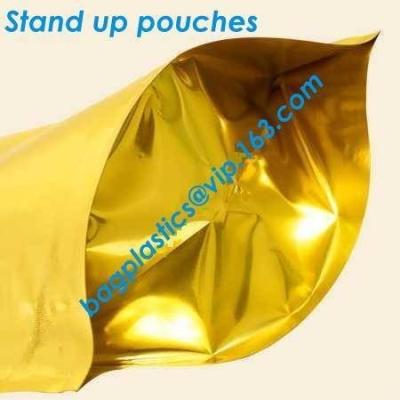 China Metalized Bags, Bopp Metalized Bags, Metalized Pouches, VEMPET, PP, BOPP, OPP, CPP, NYLON Aluminized ziplock stand up ba for sale