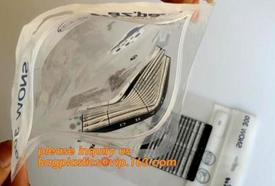 China Customized Medical ziplock bag/Zipper bag with lock for packaging, envelope Medicine Zip Lock Bag for Hospital packaging for sale