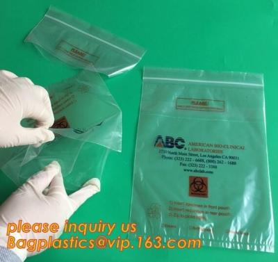 China Medical First Aid Kit Empty Bag, medical pill zip lock bag, resealable medical exit bag with ziplock for tobacco packs for sale