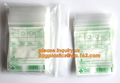 China Medical First Aid Kit Empty Bag, medical pill zip lock bag, resealable medical exit bag with ziplock for tobacco packs for sale