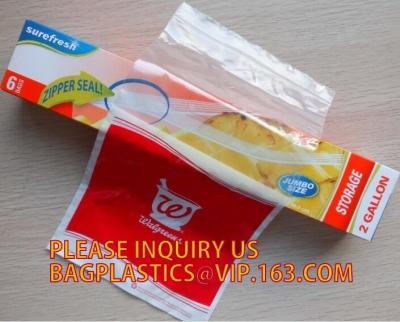 China Customize Resealable Plastic Clear Poly Ziplock Baggies custom zip lock bag, LDPE HDPE CPE PPE PVC Plastic Slider Zipper for sale