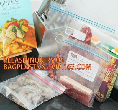 China Clear food grade poly custom LDPE plastic ziplock bag with color box packing, LDPE griplock zipper baggies with custom p for sale