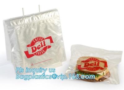 China Food Grade Grip Seal Deli Saddle Bags, Printed Semi Saddle Deli Zipper Bag, deli saddle pack saddle ziplock bags for mea for sale