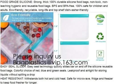 China Recyclable Custom Size Sandwich And Snack Peva Zip Lock Stand Bags,Biodegradable PEVA Plastic Sandwich Snack Ziplock Sto for sale