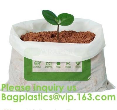 China 100% Compostable Ziplock Freezer Bags Resealable Sandwich Bag, 20 Count,Ziplock Freezer Bag for School, ASTM D6400 pack for sale
