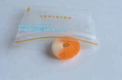 China Plastic Custom Printed Ziplock Plastic Bags ZiplocK Bag For Packing Spare Part, yellow line, red line, red zip, yellow for sale