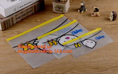 China wholesaler PP Plastic poly file folder A4 zipper lock bag with custom printing for sale