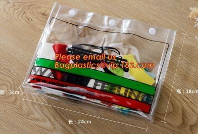 China OEM cheap price plastic clear zipper school pencil case bag for sale