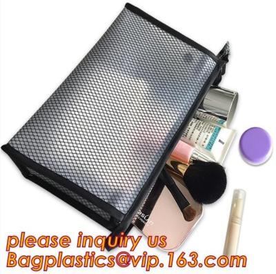 China Promotional high quality custom logo plastic mesh document bag PVC file holder bag with zipper,A4 Colorful Printed Docum for sale