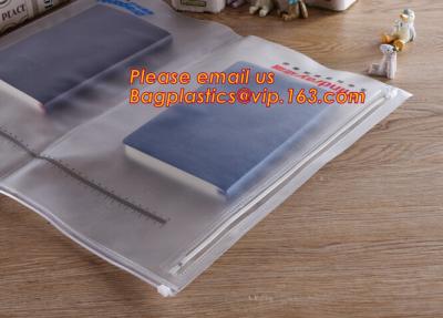 China PVC bill document file bag,Promotional Customize Logo A4 A5 pvc ziplock document bag waterproof zipper file bag bagease for sale