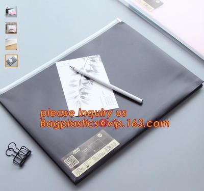 China A5 plastic PVC file document simple net students office bag,A4 PVC file bag Creative Transparent Storage bag Document Ba for sale