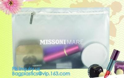 China Cheap Frosted PVC Zip Lock Document Bag With Customized Logo，A4 PP /PVC Plastic clear File Folder/Document Bag with Fast for sale