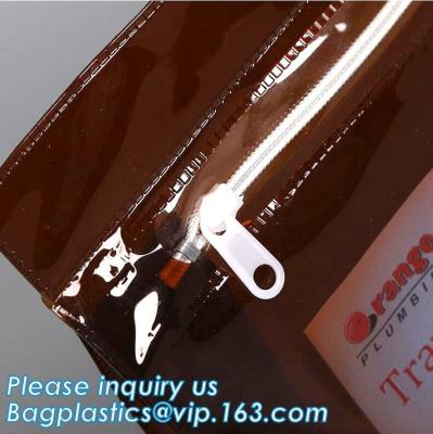 China A5 size clear plastic PP PVC document file bag with zip lock,PVC bag zippered PVC mesh bag EVA document file bag bagease for sale