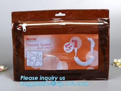 China A5 size clear plastic PP PVC document file bag with zip lock,PVC bag zippered PVC mesh bag EVA document file bag bagease for sale