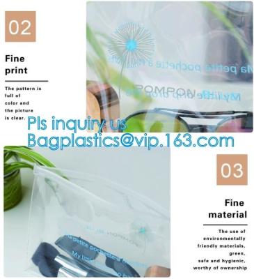 China Factory Products Custom Cheap LDPE/HDPE poly zip lock plastic bag with own logo, Clear plastic bag with slider for sale