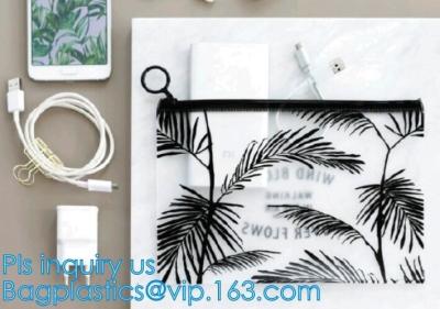 China underwear packing slider zipper bags with hanger, Cosmetic Ziplock clear bubble bags, Manufacturer Clear Vinyl Slider Ba for sale