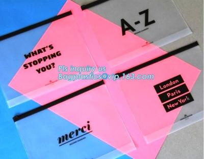 China Summer Kit Frosted Ziplock Bag Slider Zipper Bag, underware packing PE material slider zipper bag, slider zipper pvc bag for sale