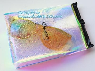 China Best prices custom design clothes underwear non-toxic plastic slider pvc bag packaging, HEAT SEALED BAG WITH SLIDER ZIPP for sale