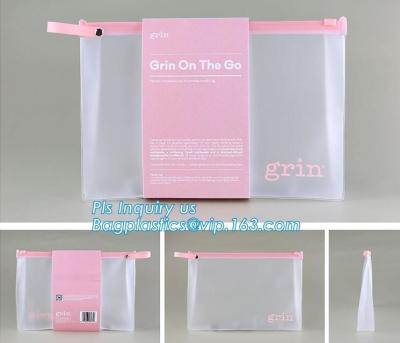 China Plastic Packaging Selected By Girls For Cosmetics Zipper Bag With Slider, ziplock bags zipper cosmetic bags toothbrush b for sale