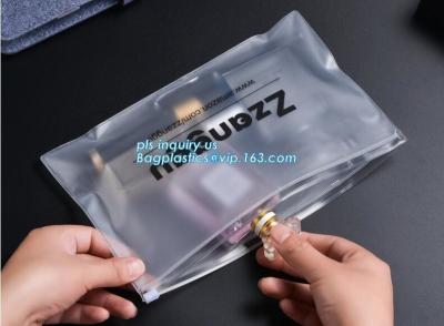 China EVA Garment Packing Bag With zipper slider, cpe frosted zip lock bag with slide ziplock, Large Slider Zip Lock Plastic C for sale