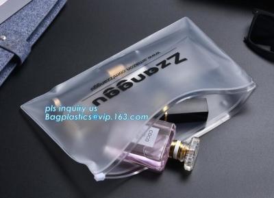 China frosted poly bag with slider for clothing packaging, Frosted plastic bag with slider, apparel packaging bag with ziplock for sale