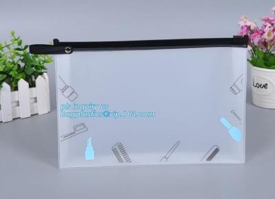 China pvc zipper lock slider bag/Resealable PVC Slider Zip Poly Bag, Flat Garment Zipper Packaging Slider Bag, CPE material zi for sale