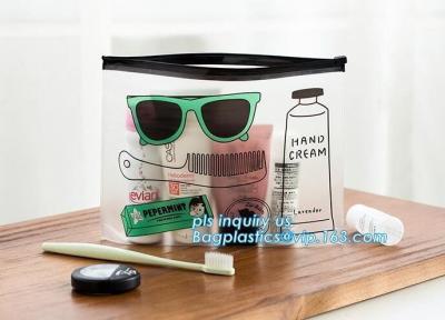 China Clear vinyl slider garment bag with zip lock, Vinyl Transparent PVC Slider Zip lock Bag, Plastic Document Bag for sale