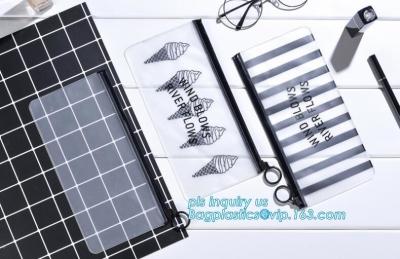 China PVC slider bag plastic zipper bag vinyl cosmetic bag, Clothes Packaging Suited Frosted bags, PVC/EVA Vinyl Slider Top Zi for sale