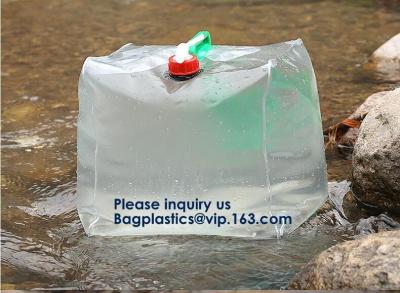 China Portable Tank Bag,Drinking Water Bag Water Bags Multicolor Green Portable Food Safety Grade PVC Foldable Water Bags with for sale