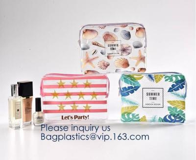 China Toiletry Bag Cosmetic Bag Promotion Gift Bag for Travel,Eco-friendly Soft Plastic Frosted Cosmetic EVA Zipper Bags for sale