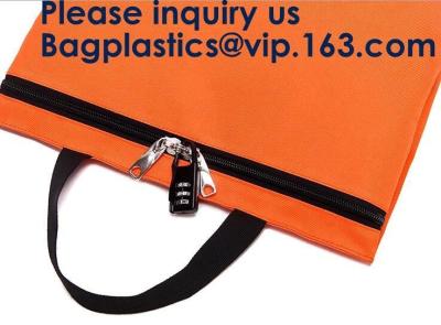 China Cash Money Reusable Deposit Security Locking Factory Custom Made Bank Locking Night Deposit Bag With Lock, bagease for sale