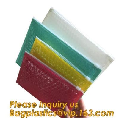 China Biodegradable Ziplock Reusable Bubble Packing  Zipper Pink Bag, reclosable, slider zipper seal, ziploc metallic bubble b for sale