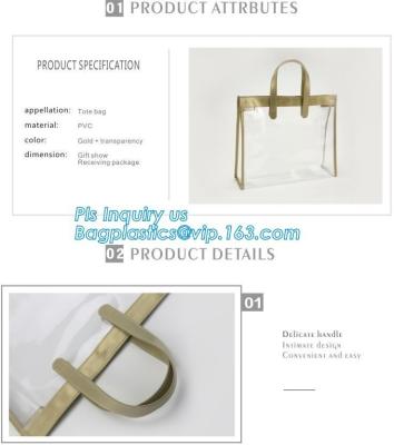 China Custom Brand 100% ECO-Friendly Plastic/PP/PVC Handle bag for toy package, handle bag with snap button, packaging tote ba for sale