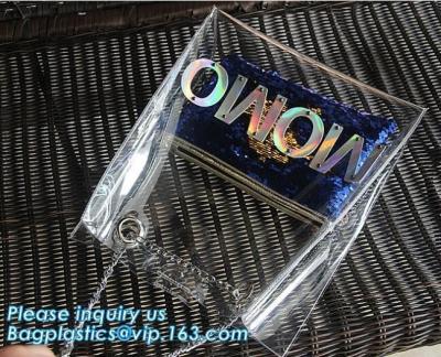 China Beach Tote Bags PVC Shoulder Bag with Interior Pocket, PVC women big custom shoulder bag, Tote Shoulder Sling Bag, purse for sale