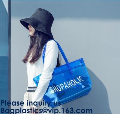 China Designer Bag,Lady Fancy Bag,Wholesale PVC Beach Bag,Women Summer Beach Bag Vinyl PVC Tote Handbags Shoulder bags for sale