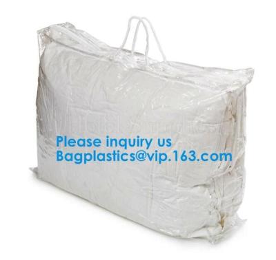 China Oem Rope Handle Pvc Quilt Bag With Factory Prices, Handle Elegant Edging Purple Woven Zipper Bag With Handle Quilt for sale