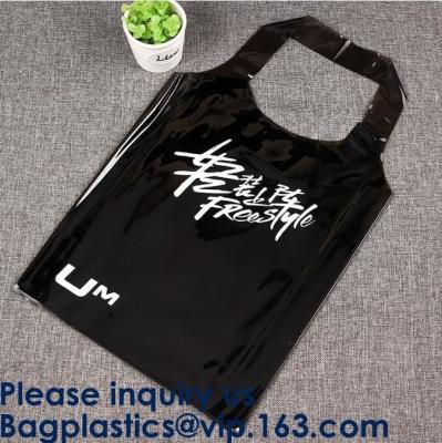 China Heavy-duty Clear Transparent PVC Shopping Bag,Fashion Transparent Pvc Coated Canvas Shopping Bag, Bagease, Bagplastics for sale