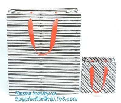 China Custom Logo Printed New Style White Kraft Paper Bag With Twisted Handle,recyclable twist handle printed shopping brown k for sale