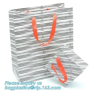 China Custom Logo Printed New Style White Kraft Paper Bag With Twisted Handle,recyclable twist handle printed shopping brown k for sale